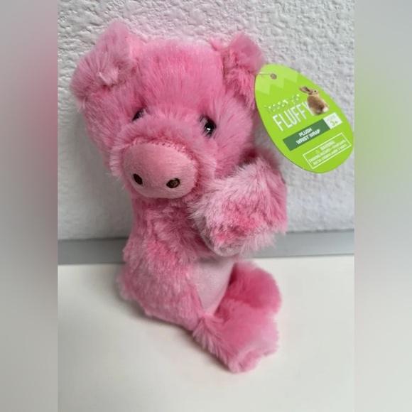 Toys | Piggy Slap Bracelet Plush Pink Pig Plush Wrist Wrap Soft Stuffed ...